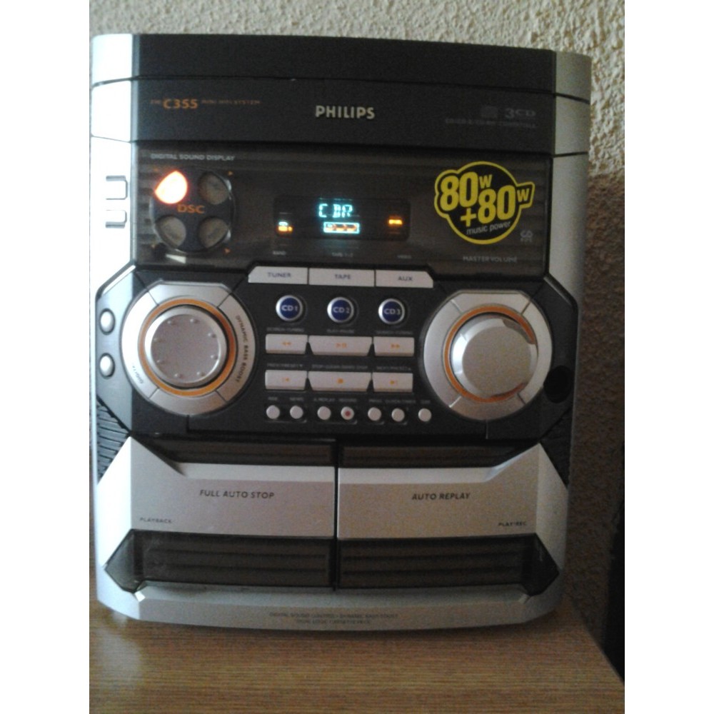 COMBINA AUDIO PHILIPS fW-C355 mini hifi system - Okazii
